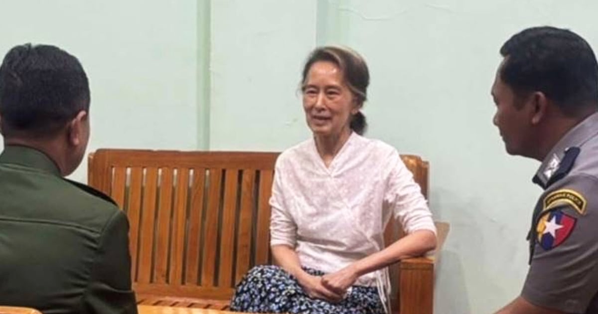Myanmar's detained former leader Aung San Suu Kyi moved from prison to ...