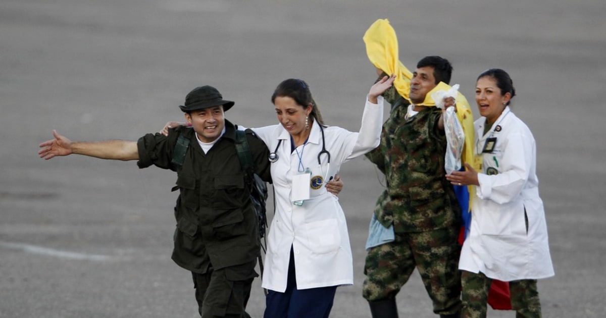 Colombia 'milestone' as FARC frees captives after over a decade