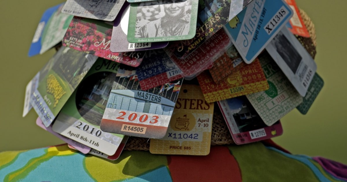 Spectators make fashion statements at first round of Masters