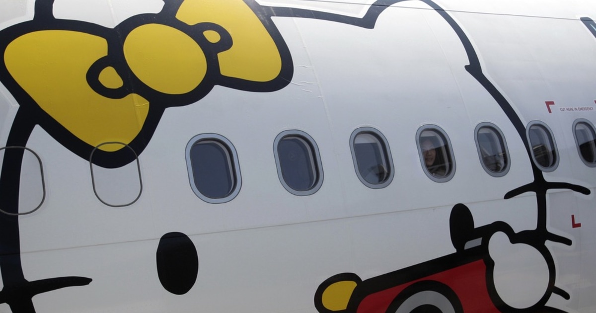 Flying high with Hello Kitty