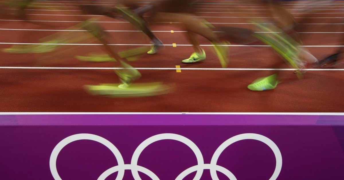 Olympic athletic feet (yes, feet)