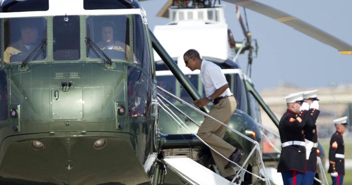 On 51st birthday, Obama gets R&R: golf, then rest at Camp David