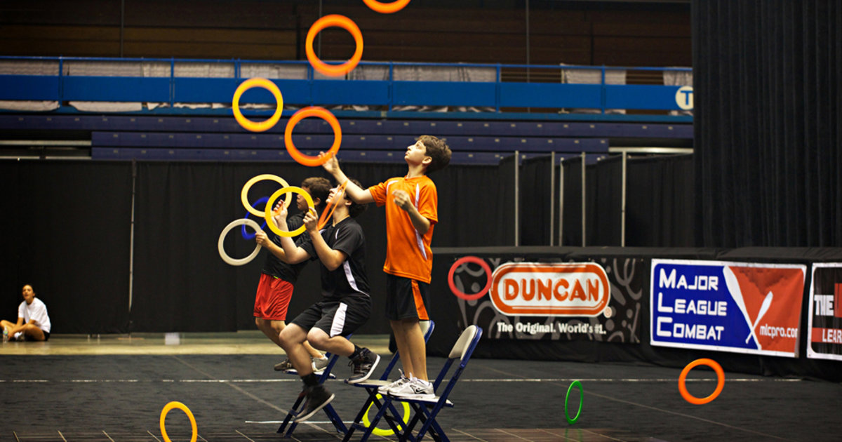 World class jugglers put thrills in the air