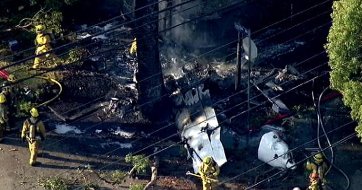 Small Plane Crashes In West Los Angeles Neighborhood 1 Dead