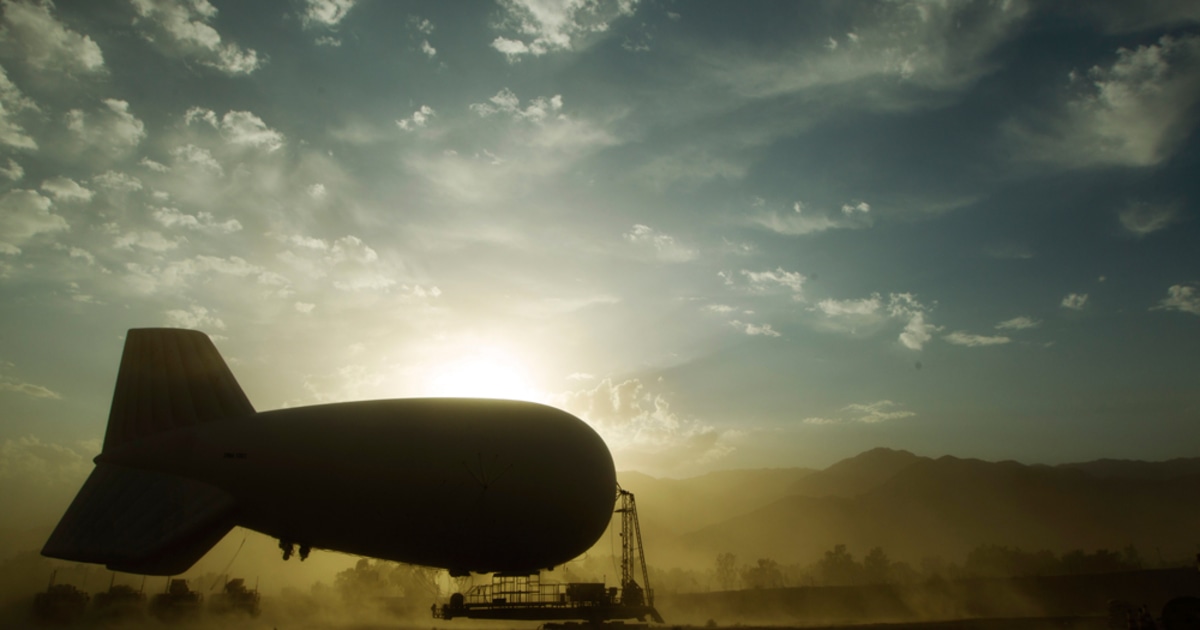 Report: US government weighs using battlefield blimps at Mexico border