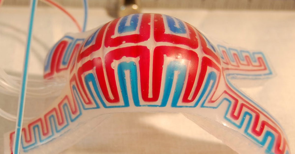 Flexible color-changing robot inspired by octopus