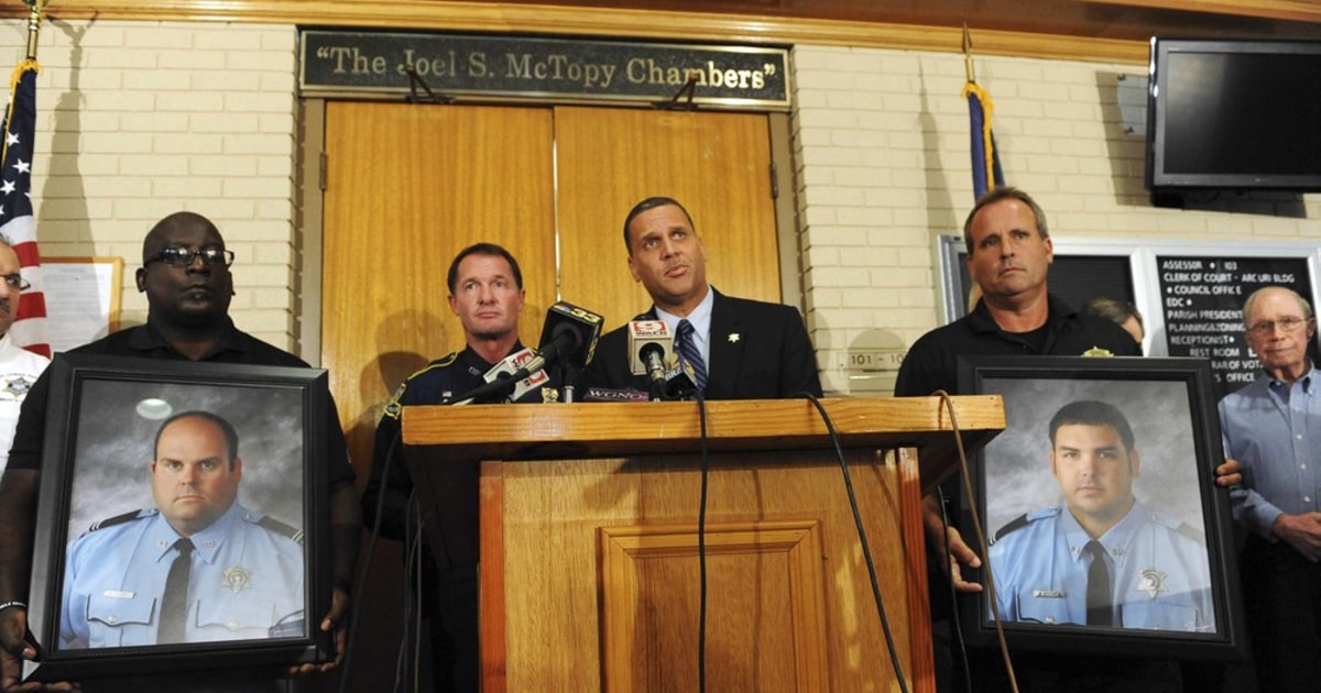 Seven charged over shootings of 4 sheriff's deputies in Louisiana