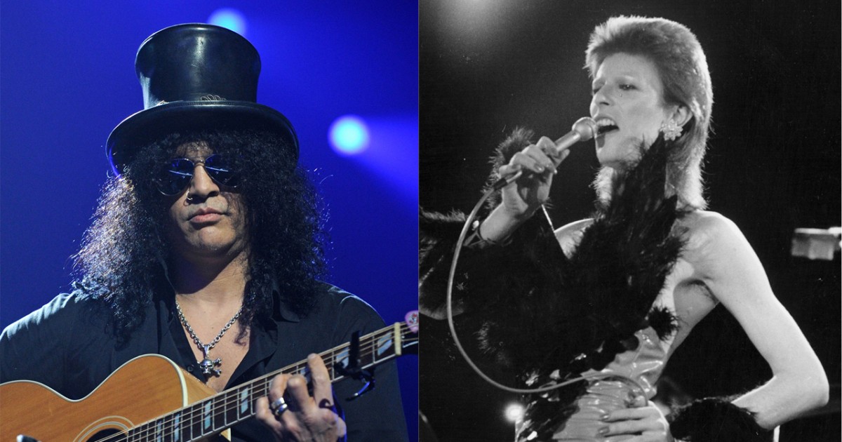 Slash: I caught mom naked with David Bowie once