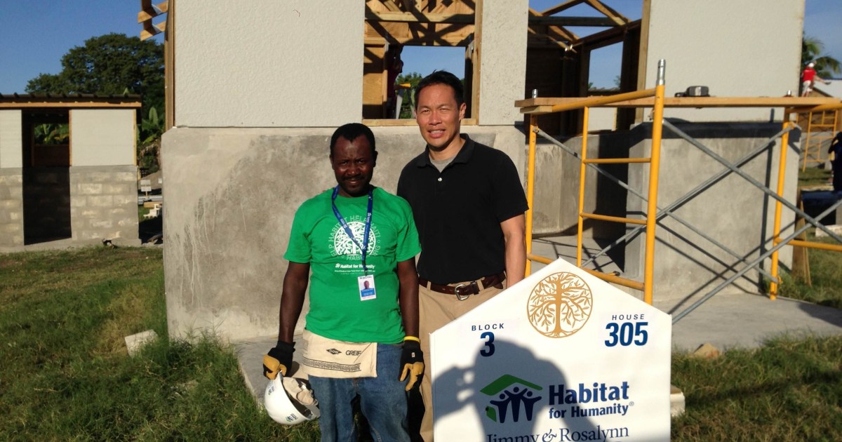 Richard Lui joins President Carter and Habitat for Humanity in Haiti