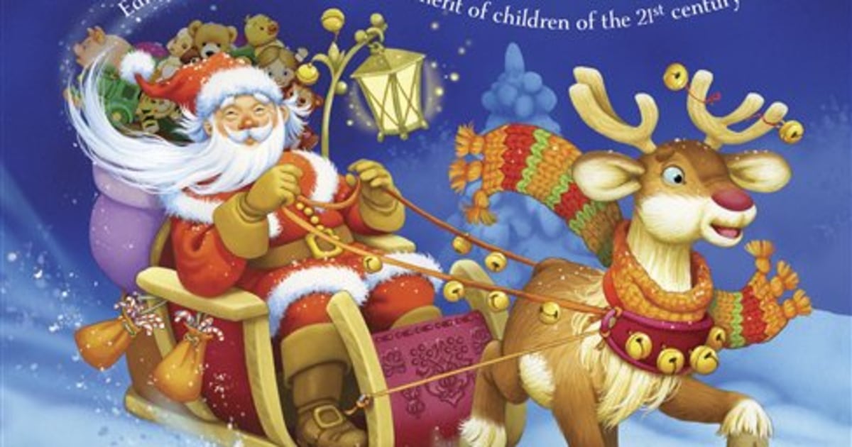 There arose such a clatter over pipe-free Santa