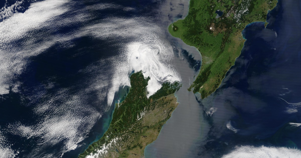 Middle Earth spotted from orbit