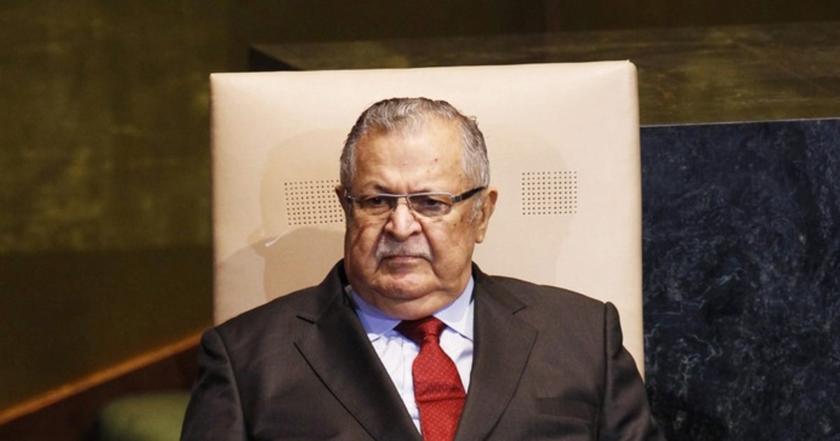 Iraq President Talabani 'stable' after stroke