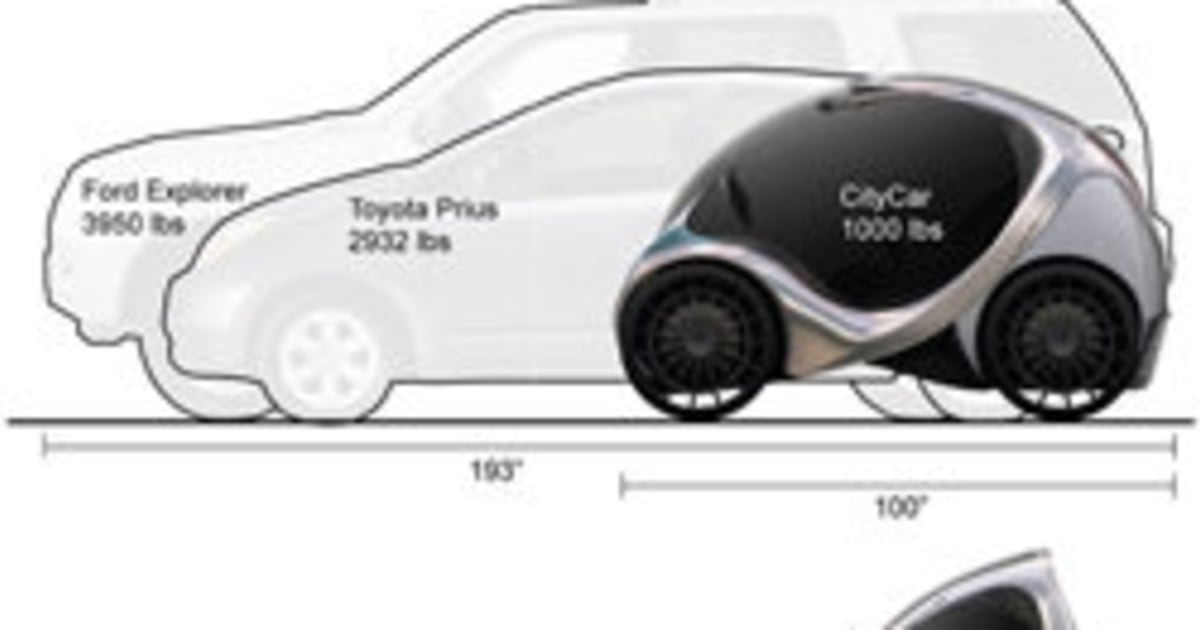 Foldable electric car debuts in Europe