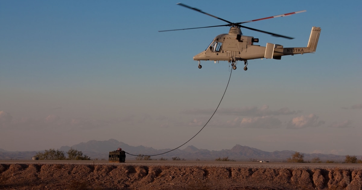 Robotic helicopters at work in Afghanistan