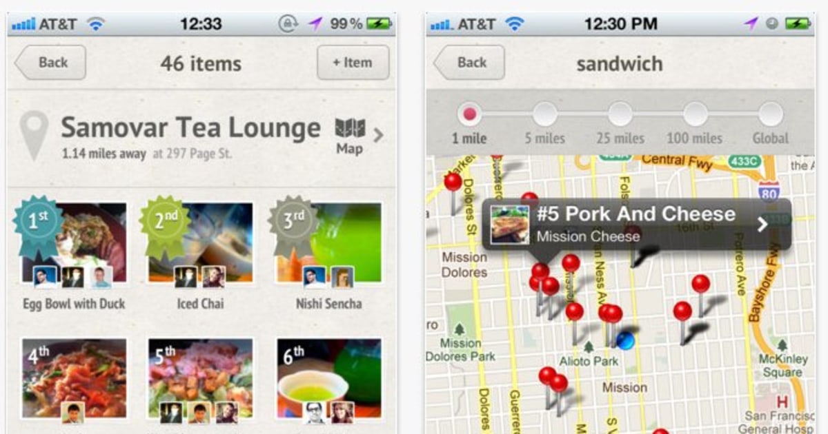 App lets you rate dishes and find the best meals
