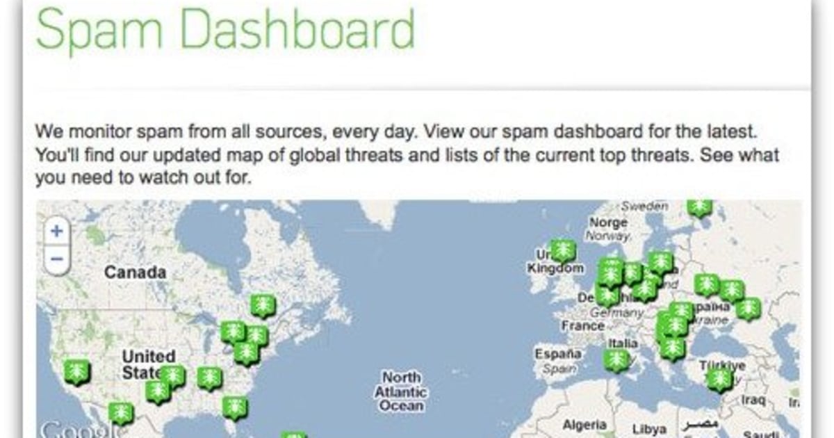 Asia-based computers spread half world's spam