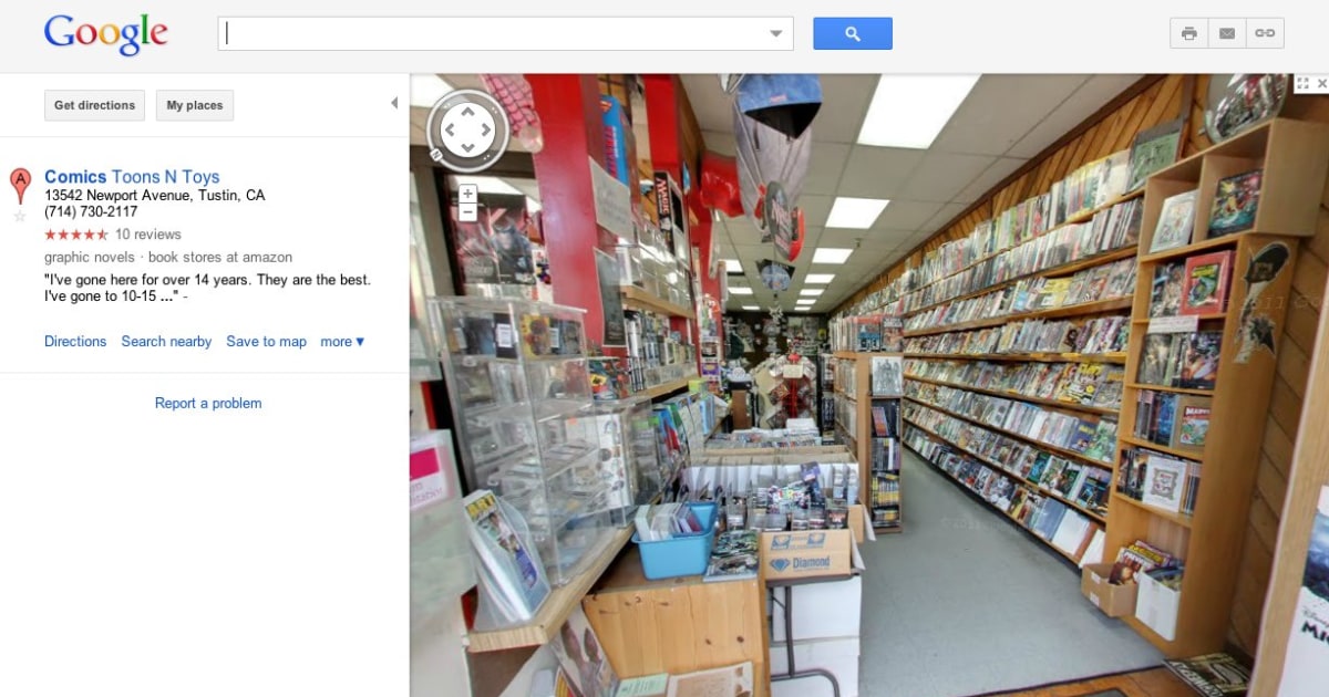 Google Street View now takes you inside buildings