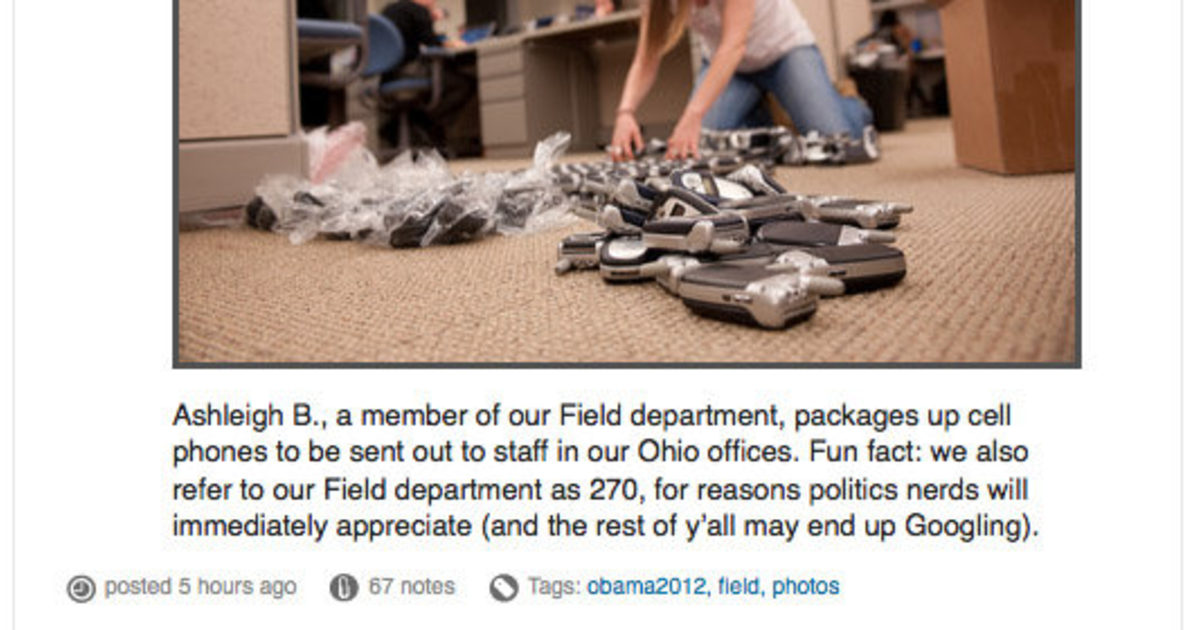 Obama campaign now on Tumblr