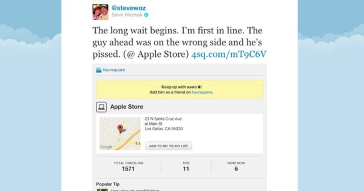 Apple co-founder 'Woz' first in line for iPhone 4S