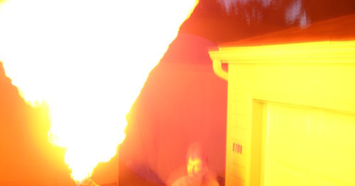 Pyro play: DIY flame throwers and fire tornadoes