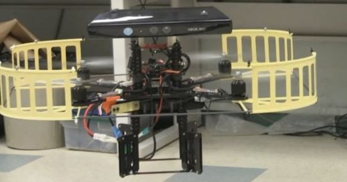 Kinect-controlled helicopter scores win for robot overlords