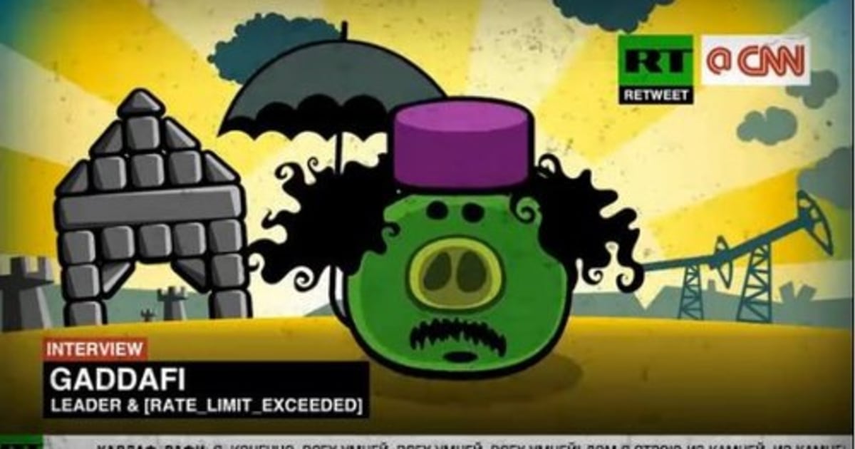 'Angry Birds' attack world's dictators