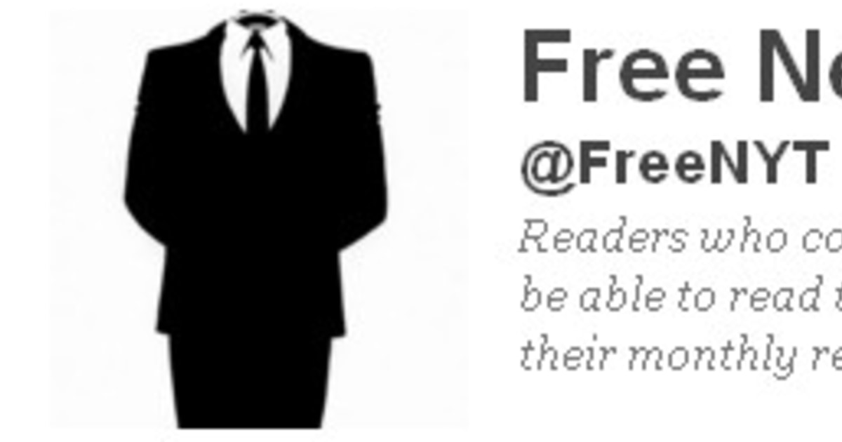 Twitter account offers 'free' access to NYTimes