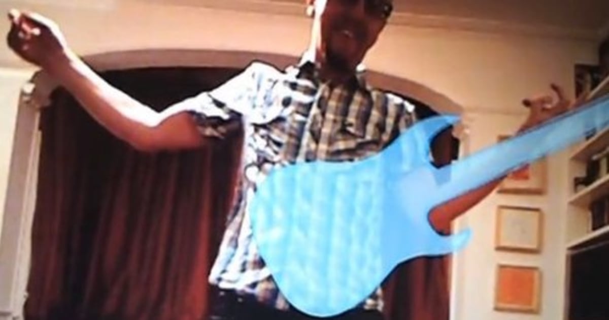 Kinect hacker creates Air Guitar Hero Kinect hacker creates Air Guitar Hero
