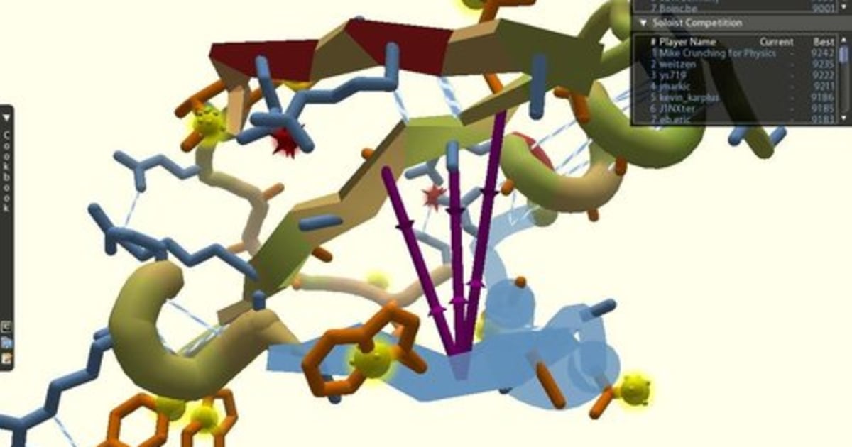 Gamers solve protein puzzles