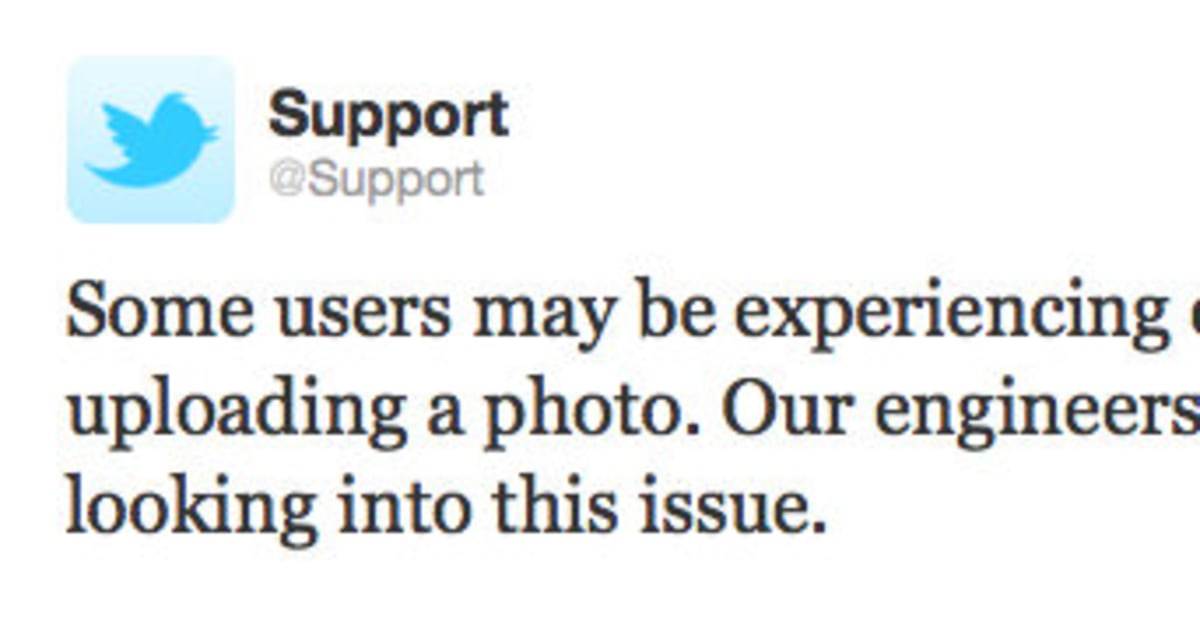 Not just you: Twitter photos slow to upload