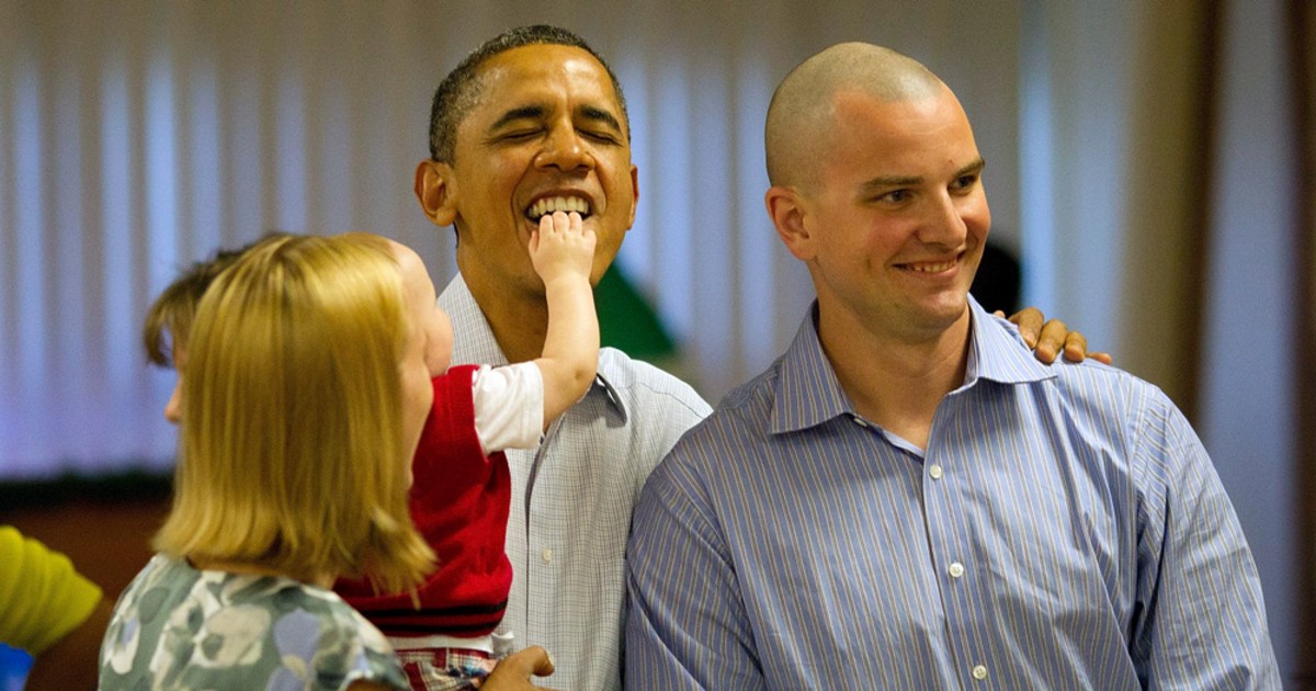 Baby to Obama in Hawaii: I've got to hand it to you