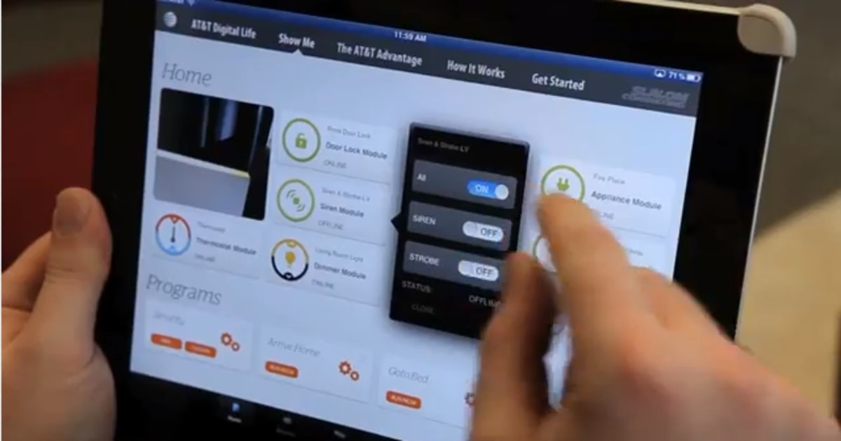 A glimpse into the remote-controlled house of the future