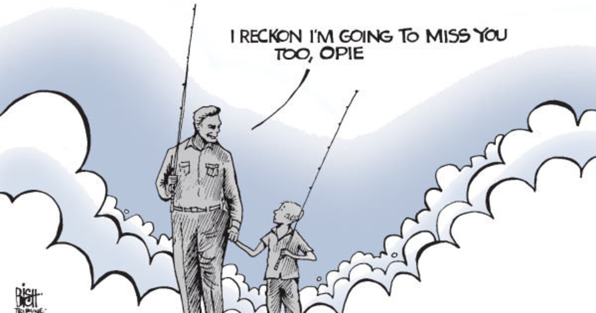 Andy Griffith RIP Cartoons