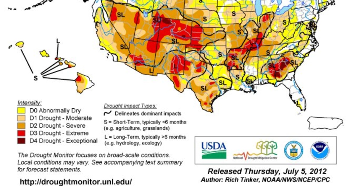 Drought hits 56 percent of continental US; 'significant toll' on crops