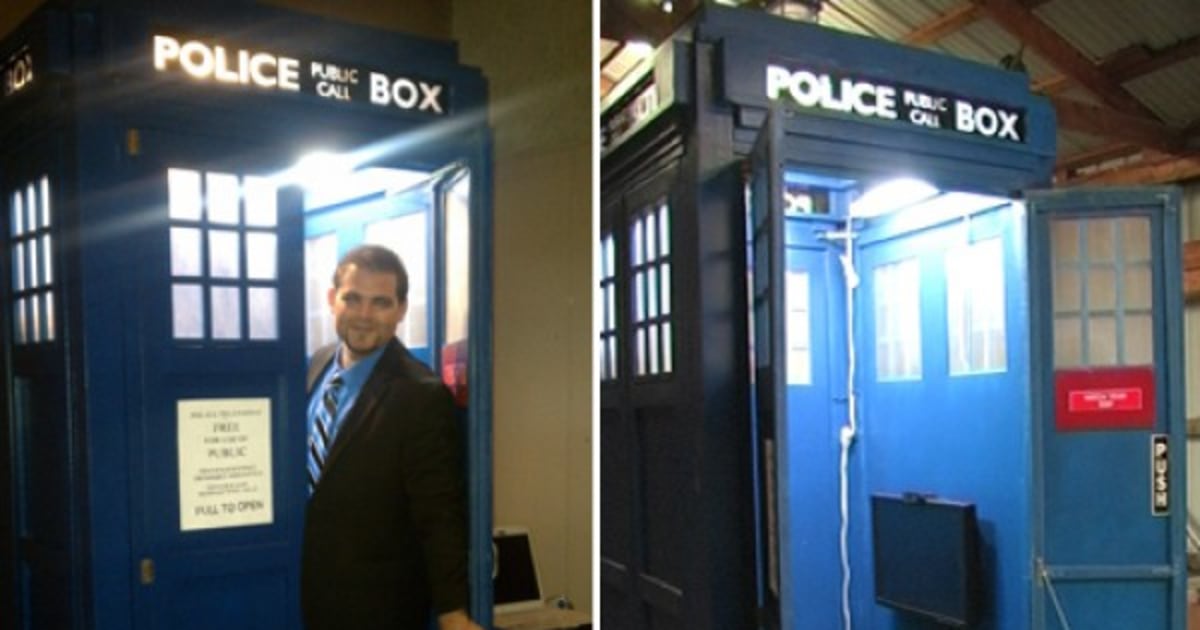 Picture yourself in your own TARDIS photo booth