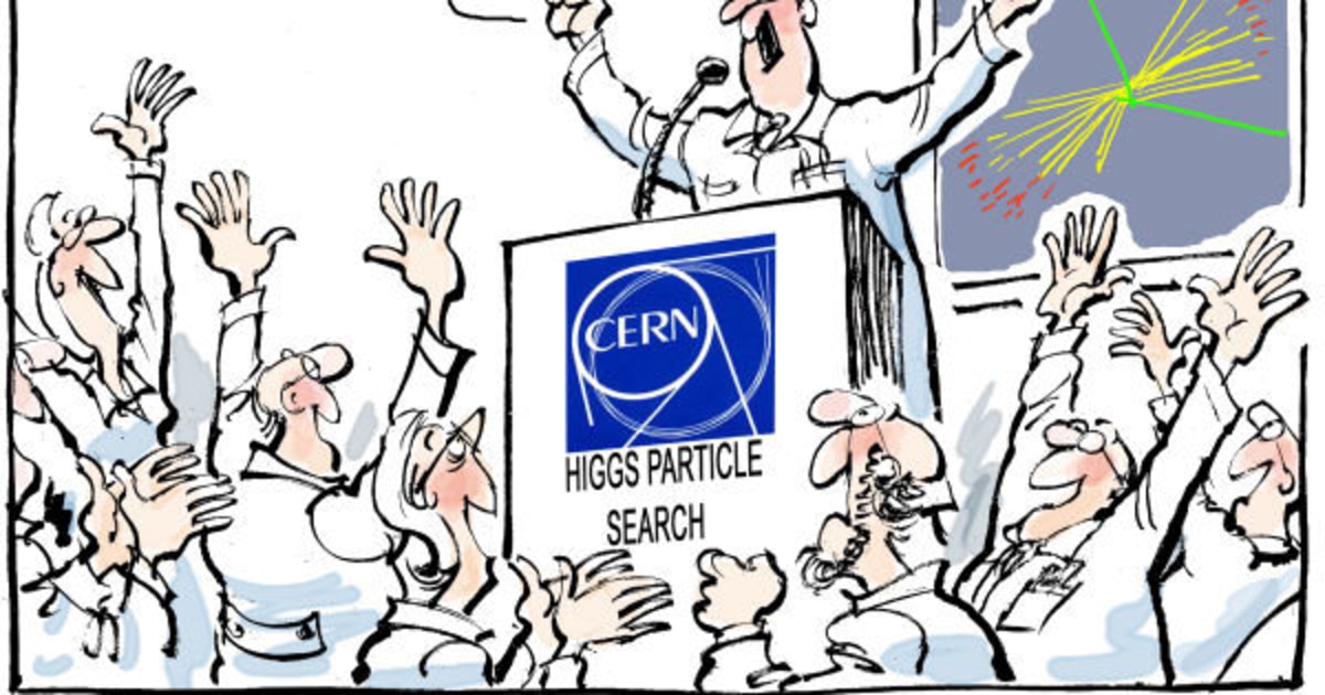 Five cartoons about the God particle