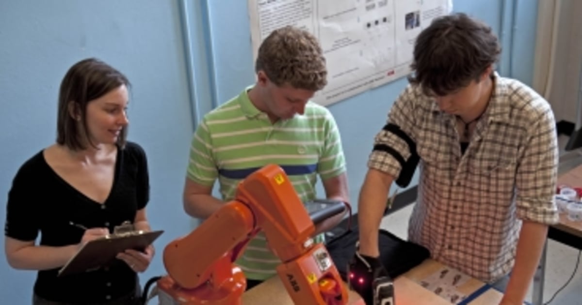 Factory helper robot anticipates your next move