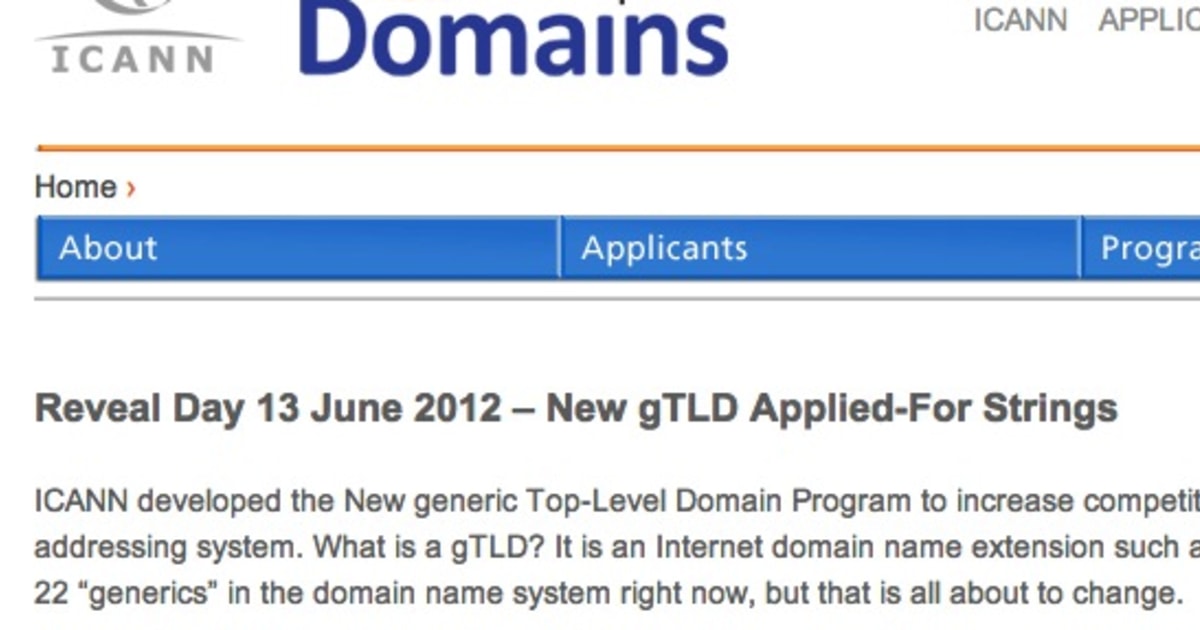 Most common -- and most crazy -- possible Web domains
