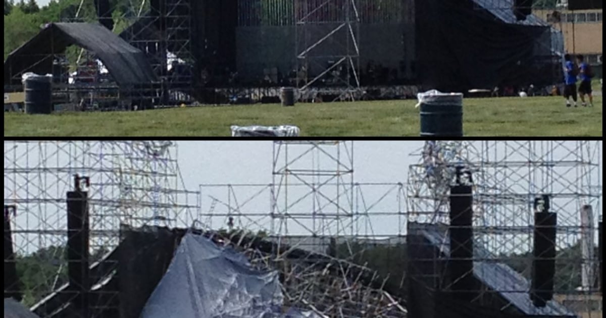 Toronto stage collapse kills 1 before scheduled Radiohead concert