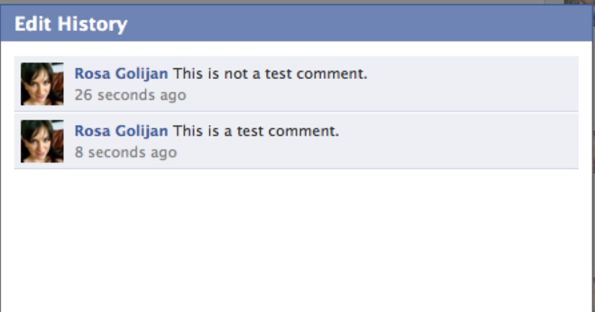 You can now edit Facebook comments as much as you want