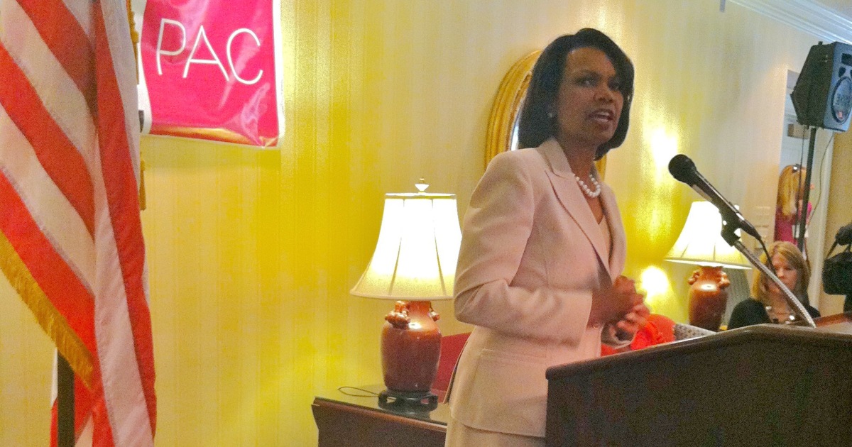 Condoleezza Rice returns to spotlight for fundraiser