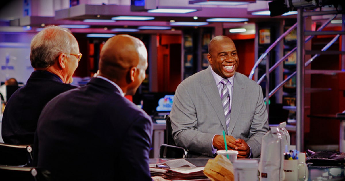 Magic Johnson drops by Morning Joe, talks about new channel, the L.A ...