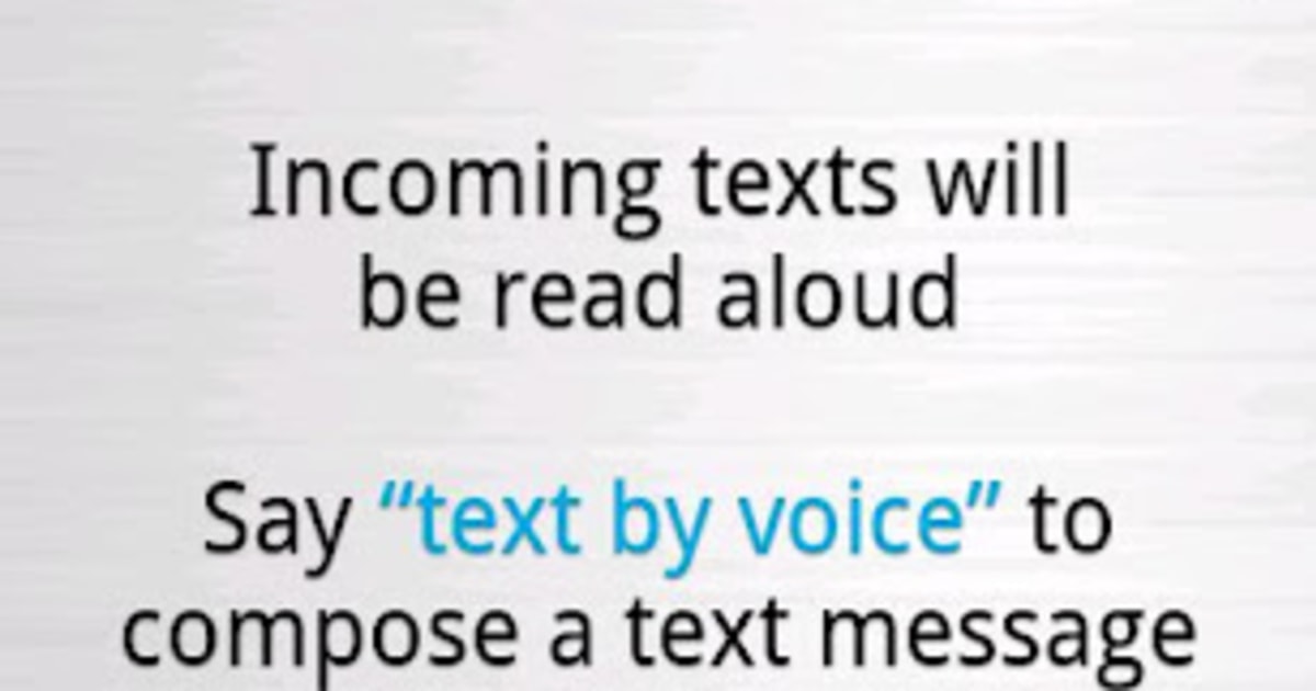 This hands-free texting app is easy to use, accurate