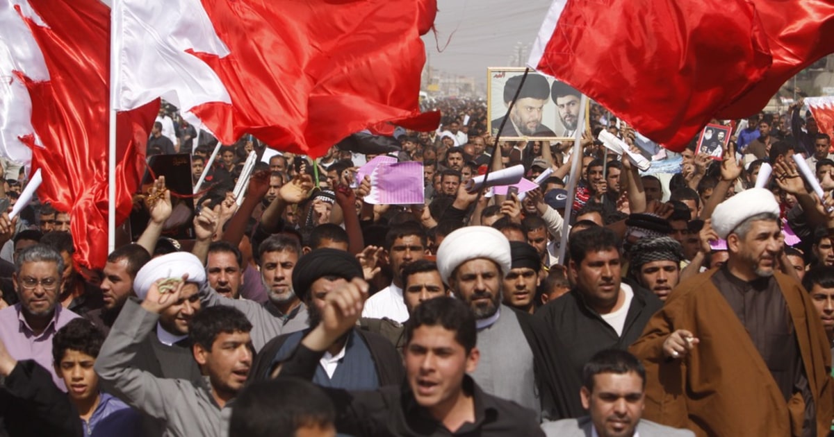 Tens of thousands demand democracy in huge Bahrain protest