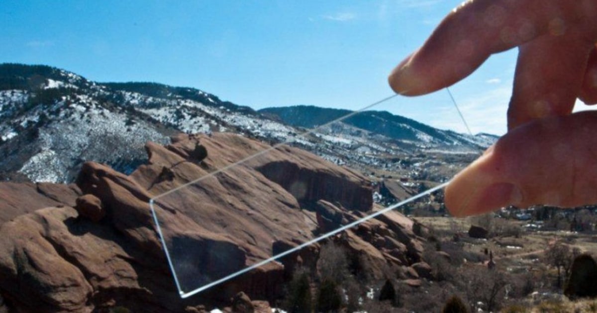 'Invisible wires' boost see-through solar window
