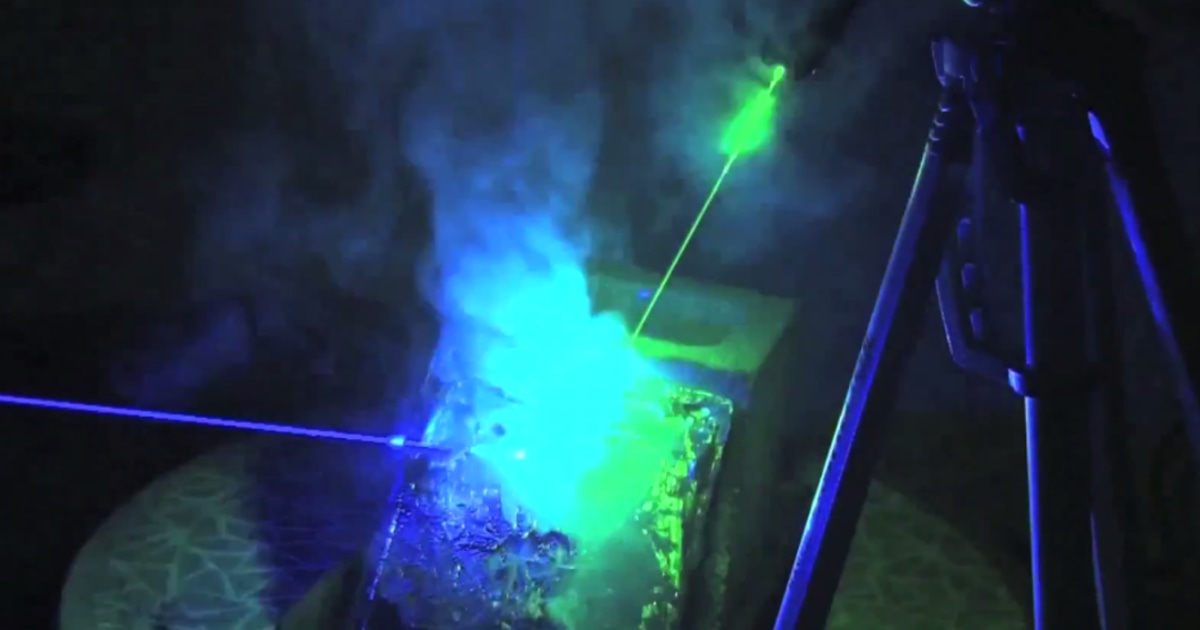 New iPad explodes ... when attacked by lasers