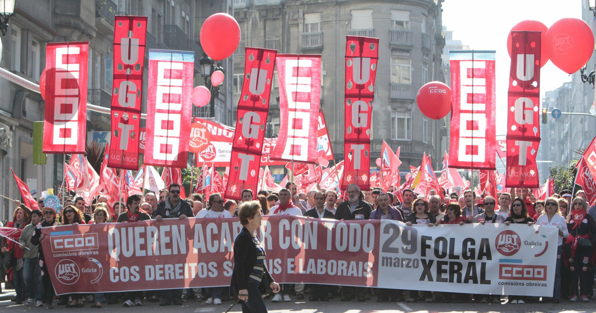 Workers strike in Spain filling streets and closing businesses