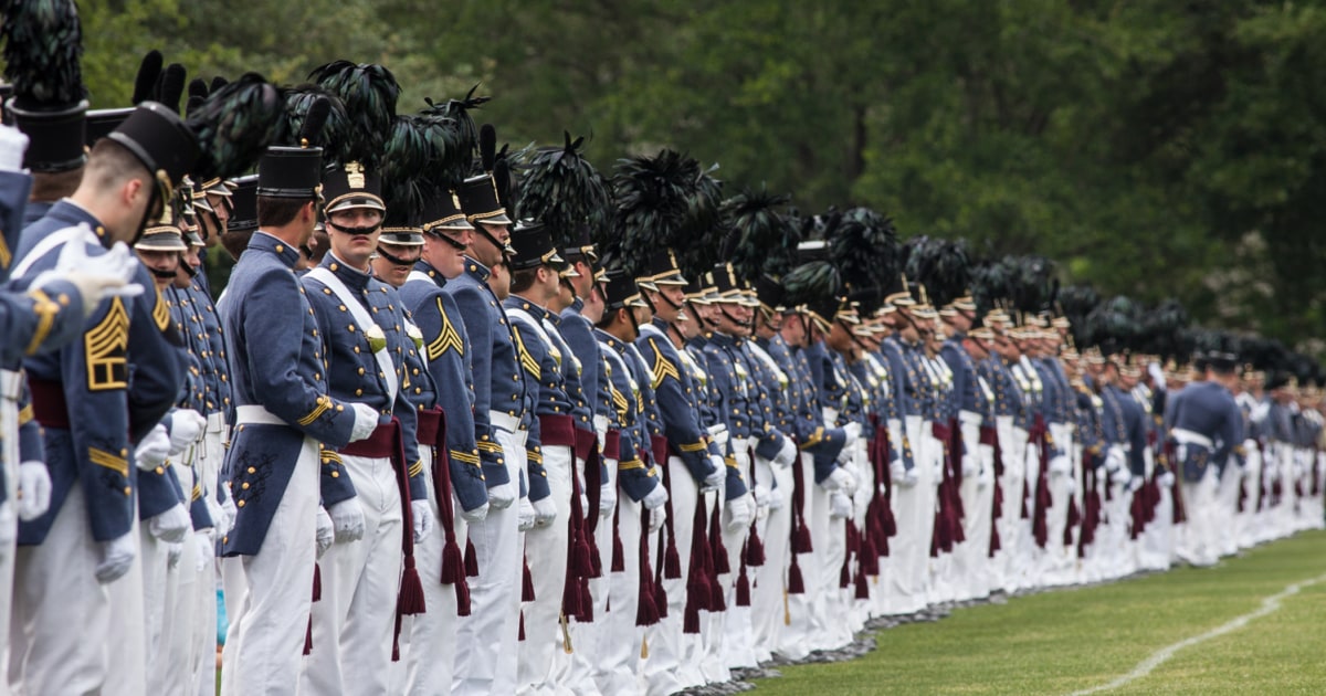 Long Grey Line ceremony at Citadel celebrates graduating seniors