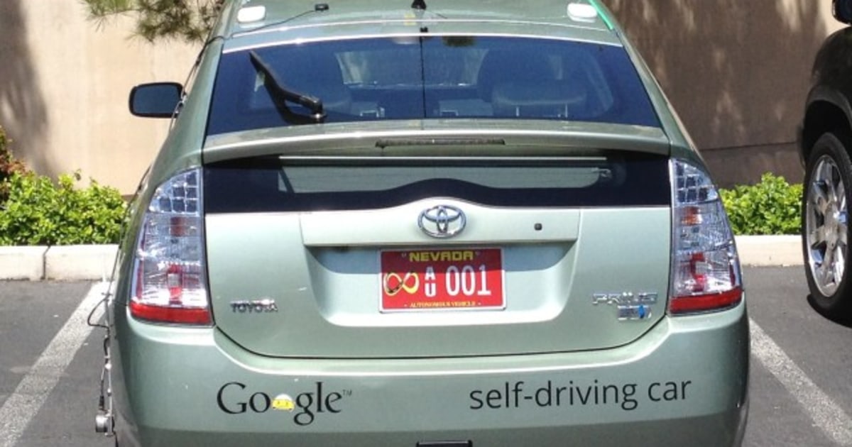 First license plates issued for Google's self-driving cars