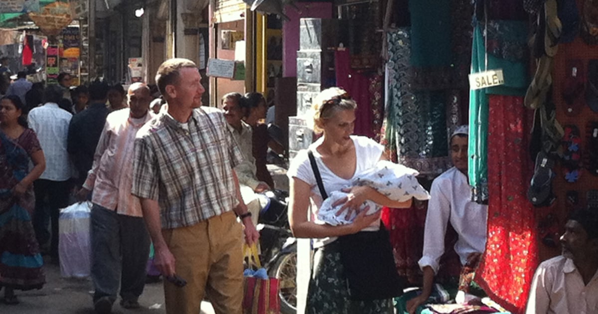 A baby made in India: a couple's dream comes true